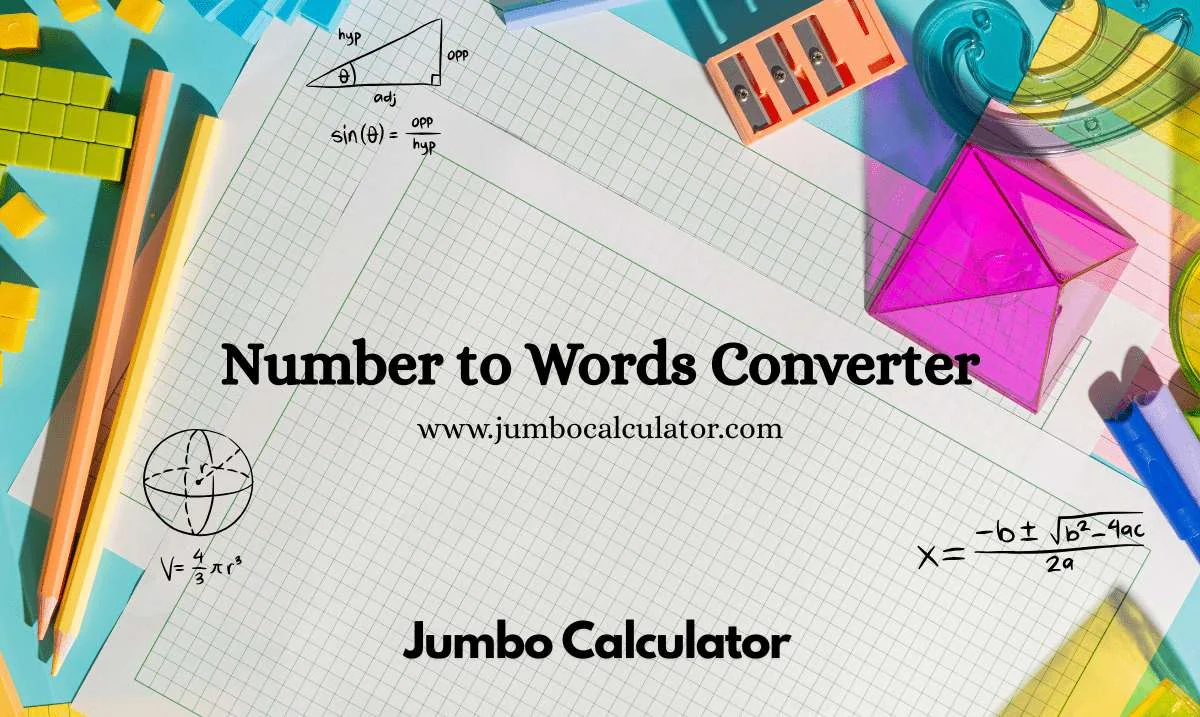 Number to Words Converter – Online Number Text Generator